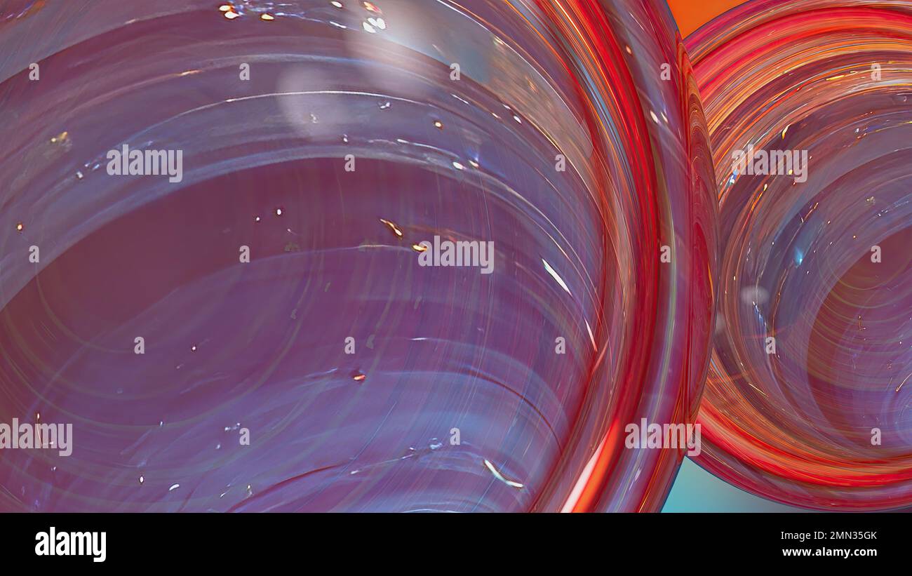 Red, orange, spherical, simple, glassy, abstract, dramatic, passionate ...