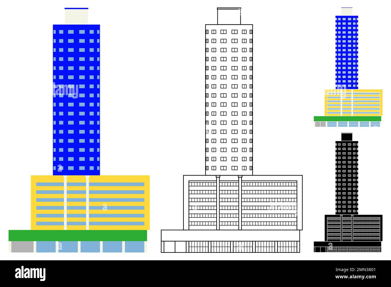 Iconic Building in Curitiba, Brazil Stock Vector Image & Art - Alamy