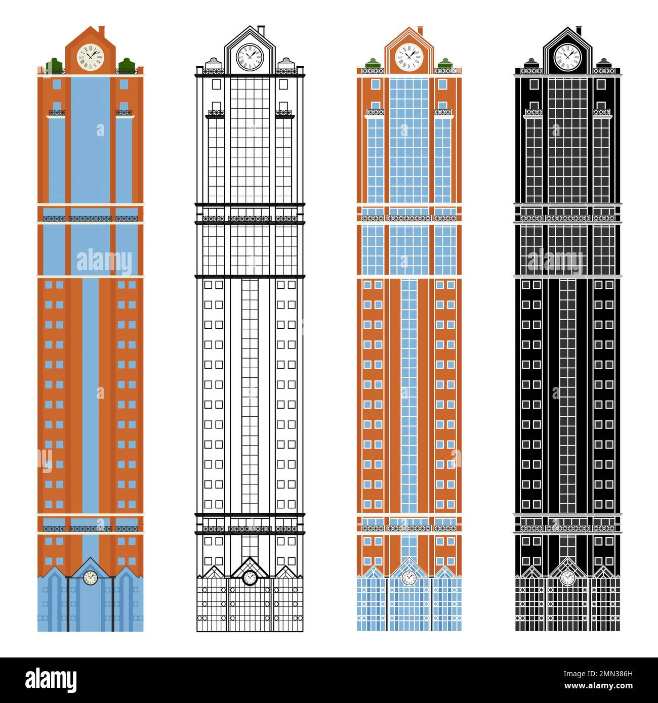 Famous Building in Curitiba, Brazil Stock Vector Image & Art - Alamy