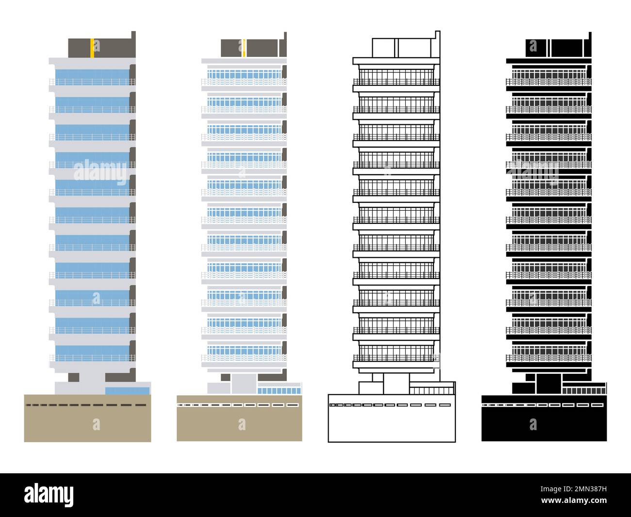 Rotating tower Stock Vector Images - Alamy