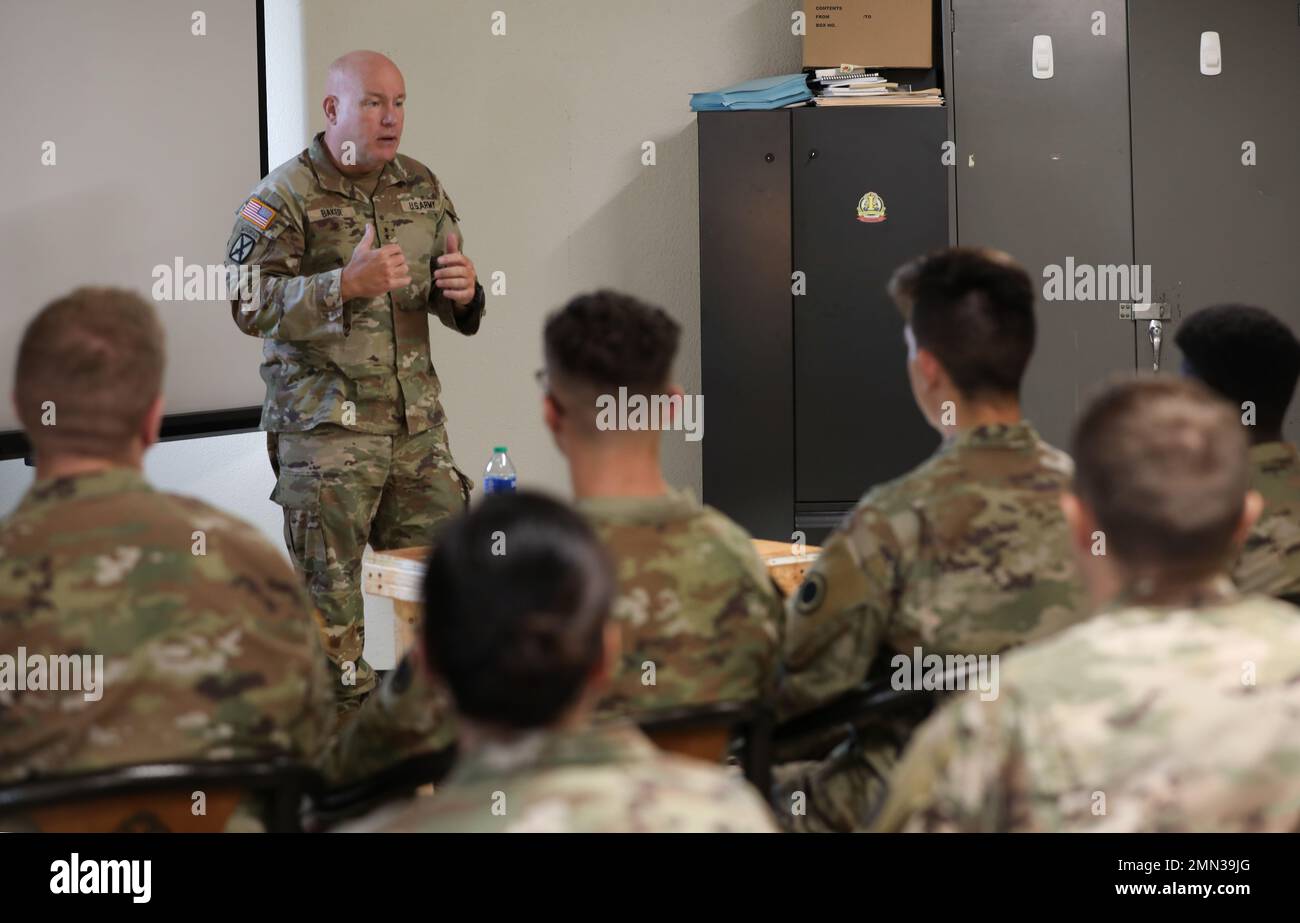 Maj. Gen. Matthew Baker, Commander of the 88th Readiness Division ...