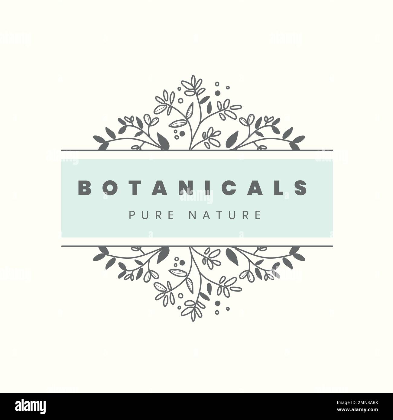 Flower business logo template, aesthetic botanical editable design ...
