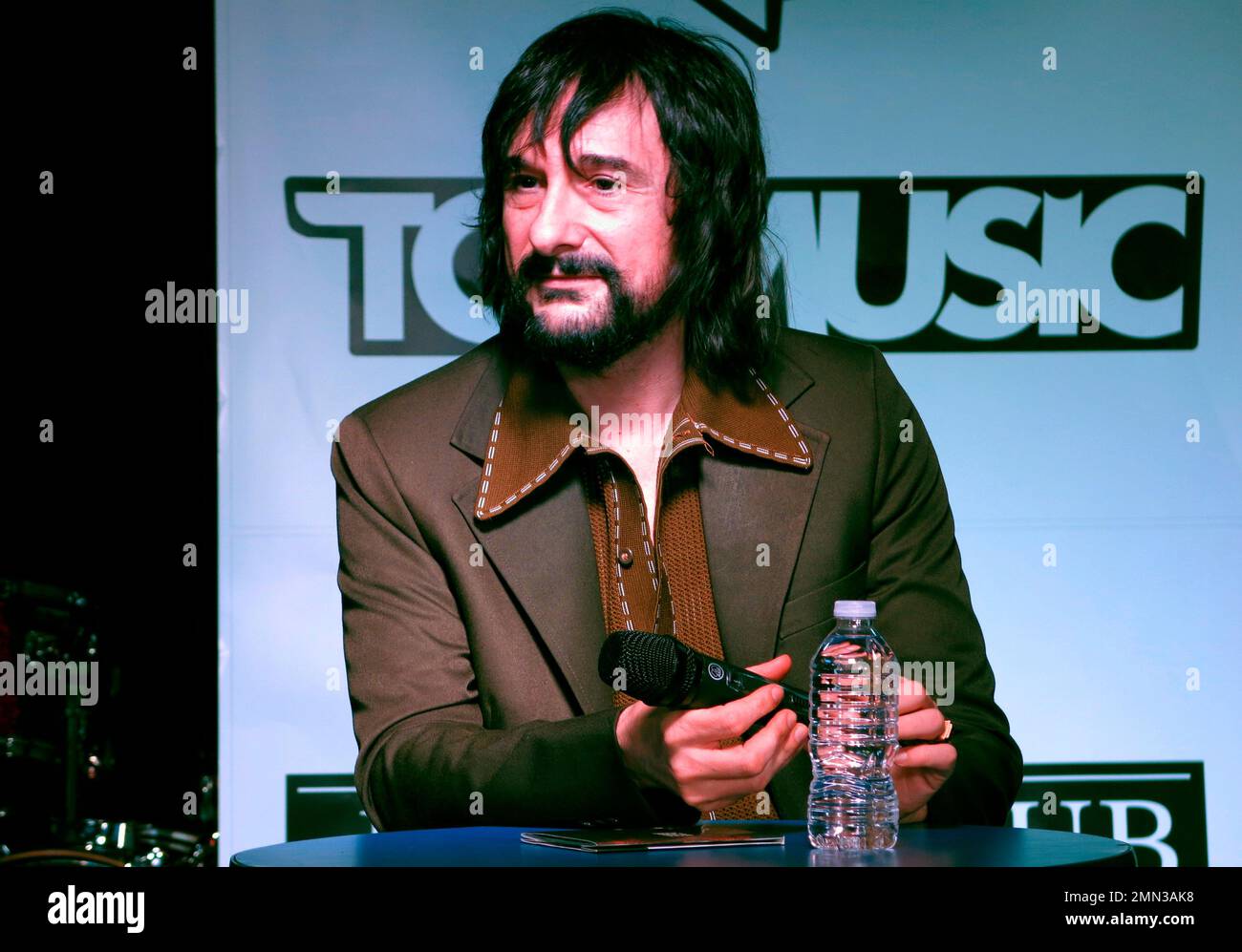 In this June 26, 2018 photo, Spain's musician Carlos Ann gives a press ...