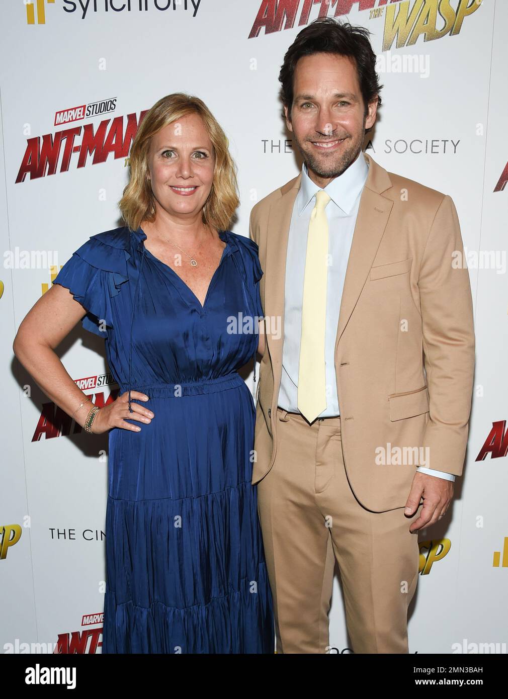 Actor Paul Rudd and wife Julie Rudd attend a special screening of "Ant ...
