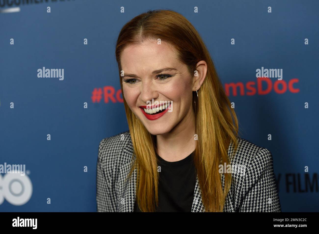 Sarah Drew arrives at the Los Angeles premiere of "Robin Williams: Come ...