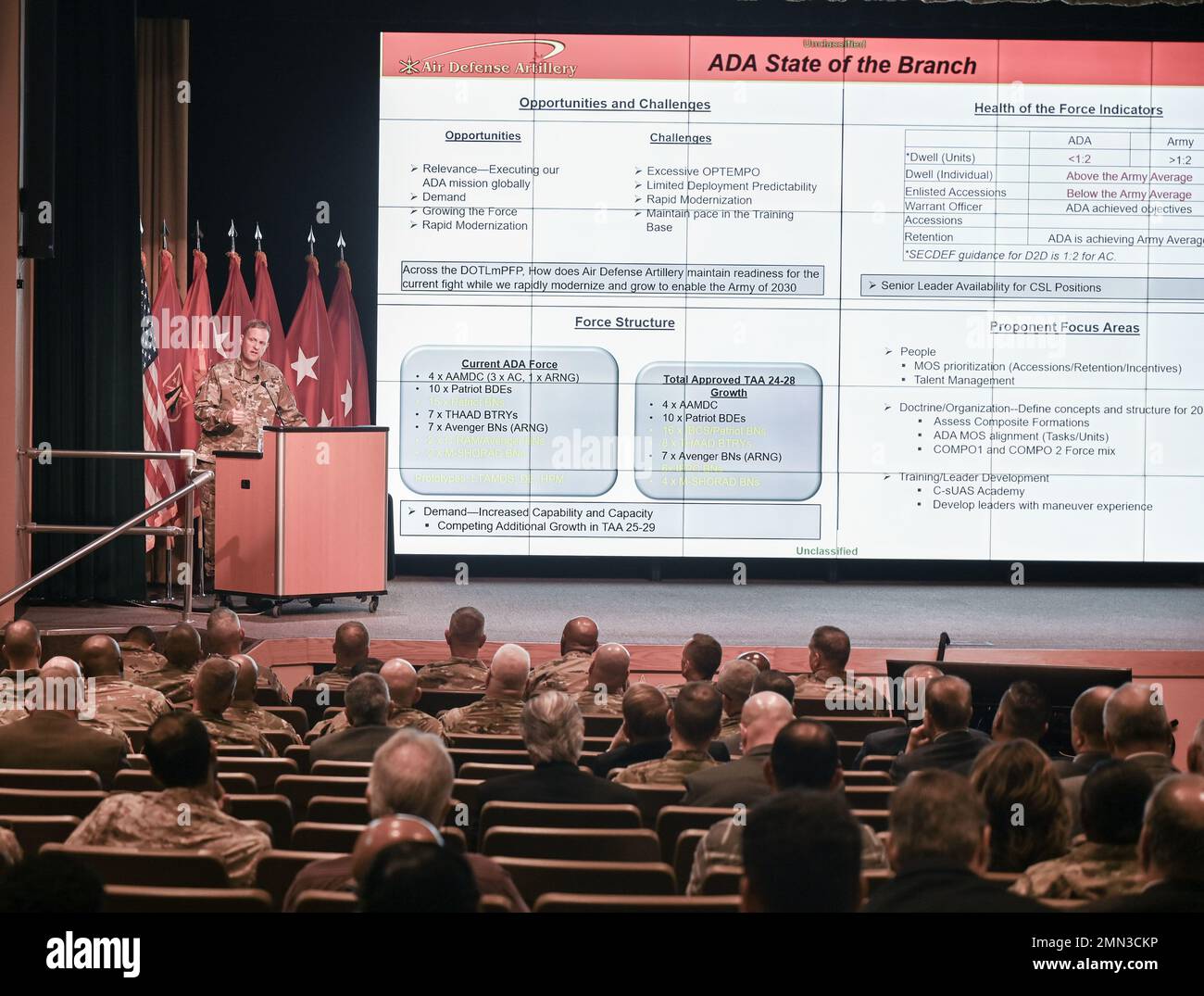 Col. Curtis W. King, Chief of Air Defense Artillery and Commandant ...