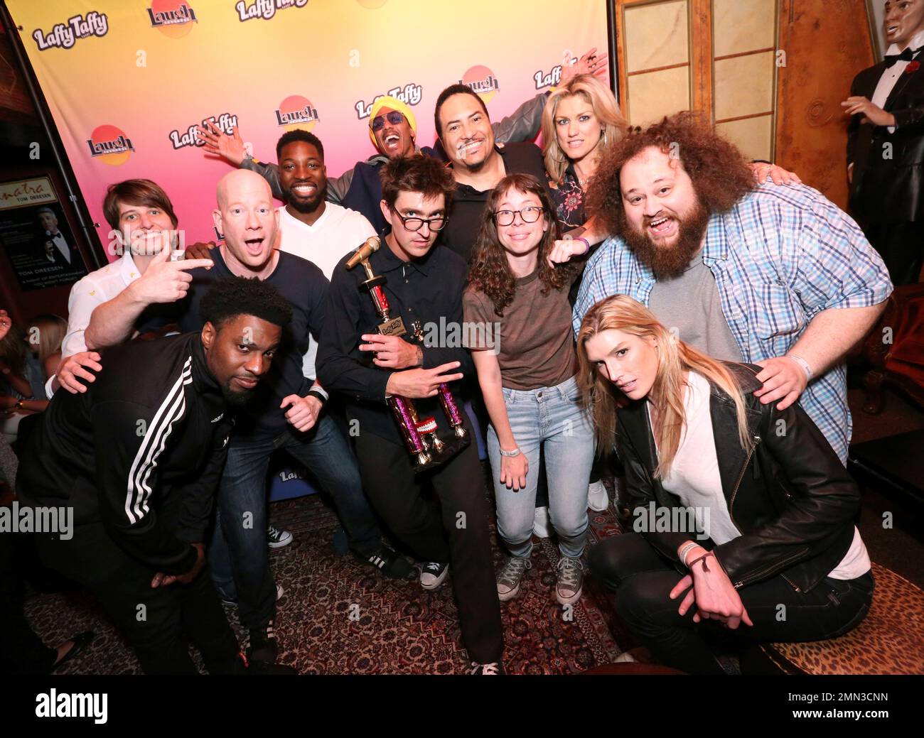 Joanna Goslin, from left, Talib Babb, Darren Carter, Preacher Lawson ...