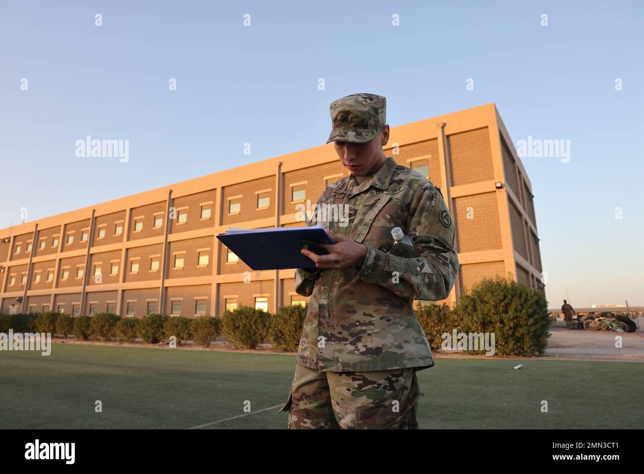 Sgt. Miguel A. Ceja, human resources noncommissioned officer, Area ...