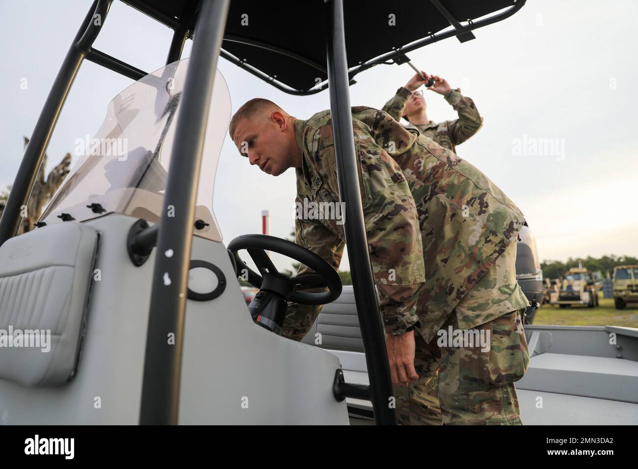 U.S. Army Pfc. Kenneth Bonn, a combat engineer with the 753rd ...