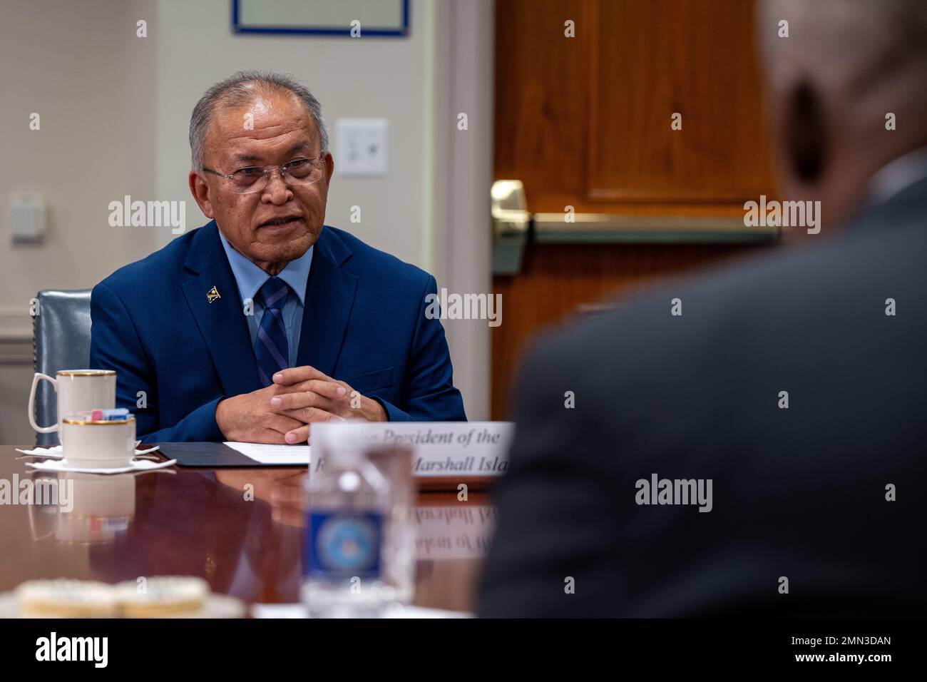 Secretary of Defense Lloyd J. Austin III and Republic of Marshall ...