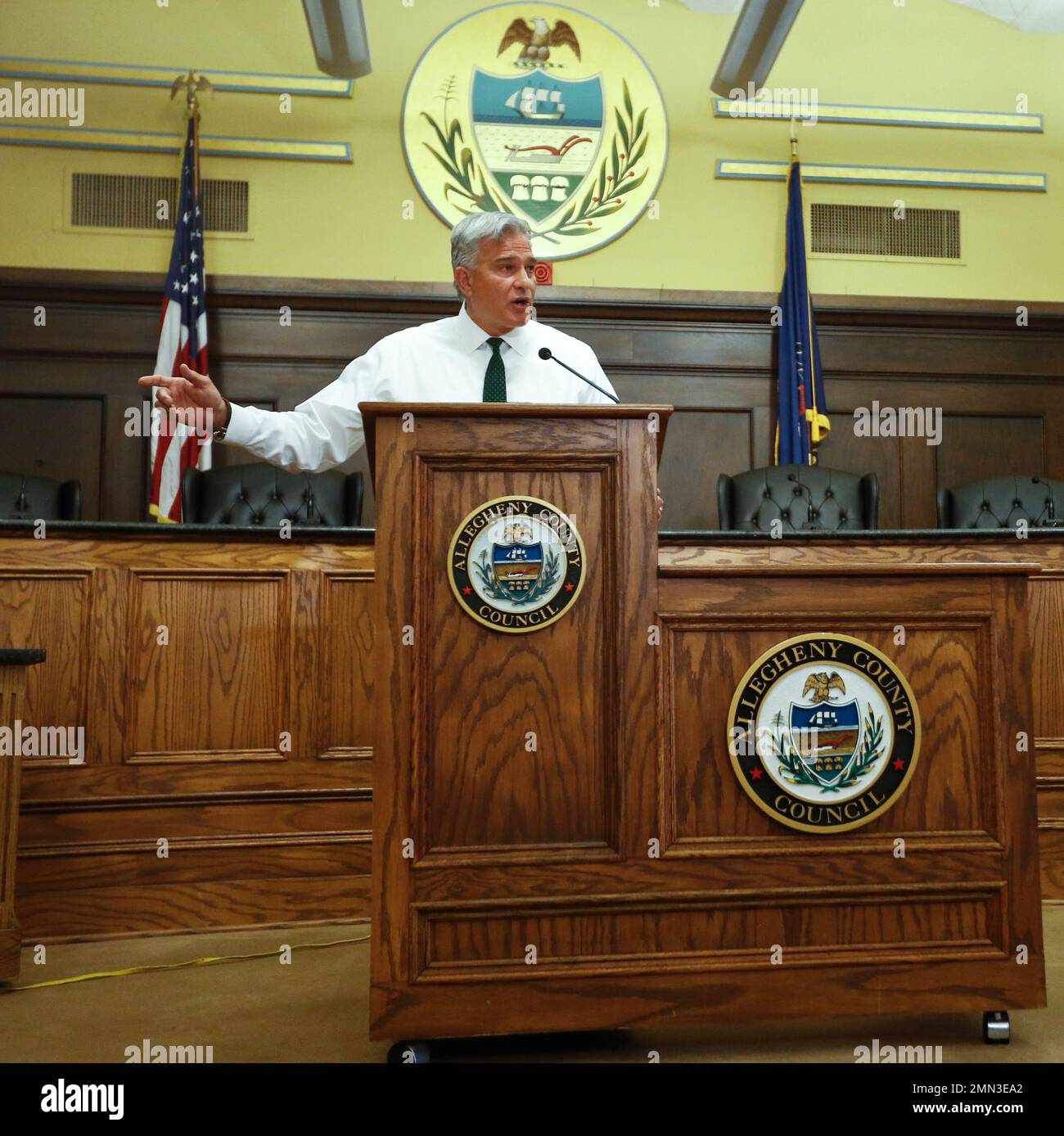 Allegheny county District Attorney Stephen Zappala Jr. talks about the ...