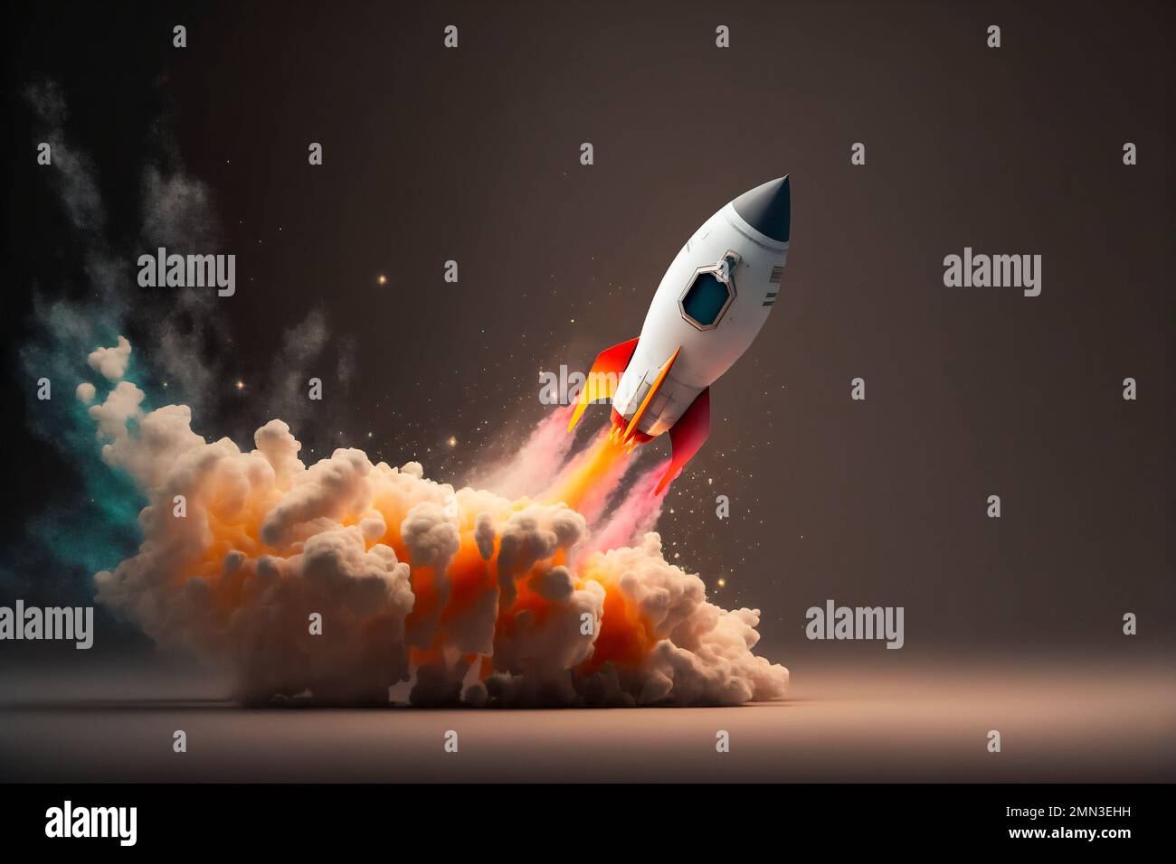 Spaceship takeoff hi-res stock photography and images - Alamy