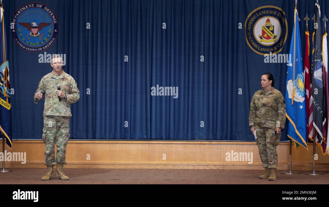 U.S. Air Force Col. Nathan Colunga (left), Special Warfare Training ...