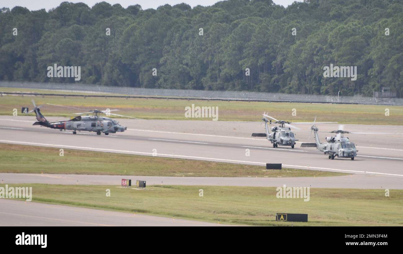 NAVAL AIR STATION JACKSONVILLE, Fla.) MH-60R helicopters from ...