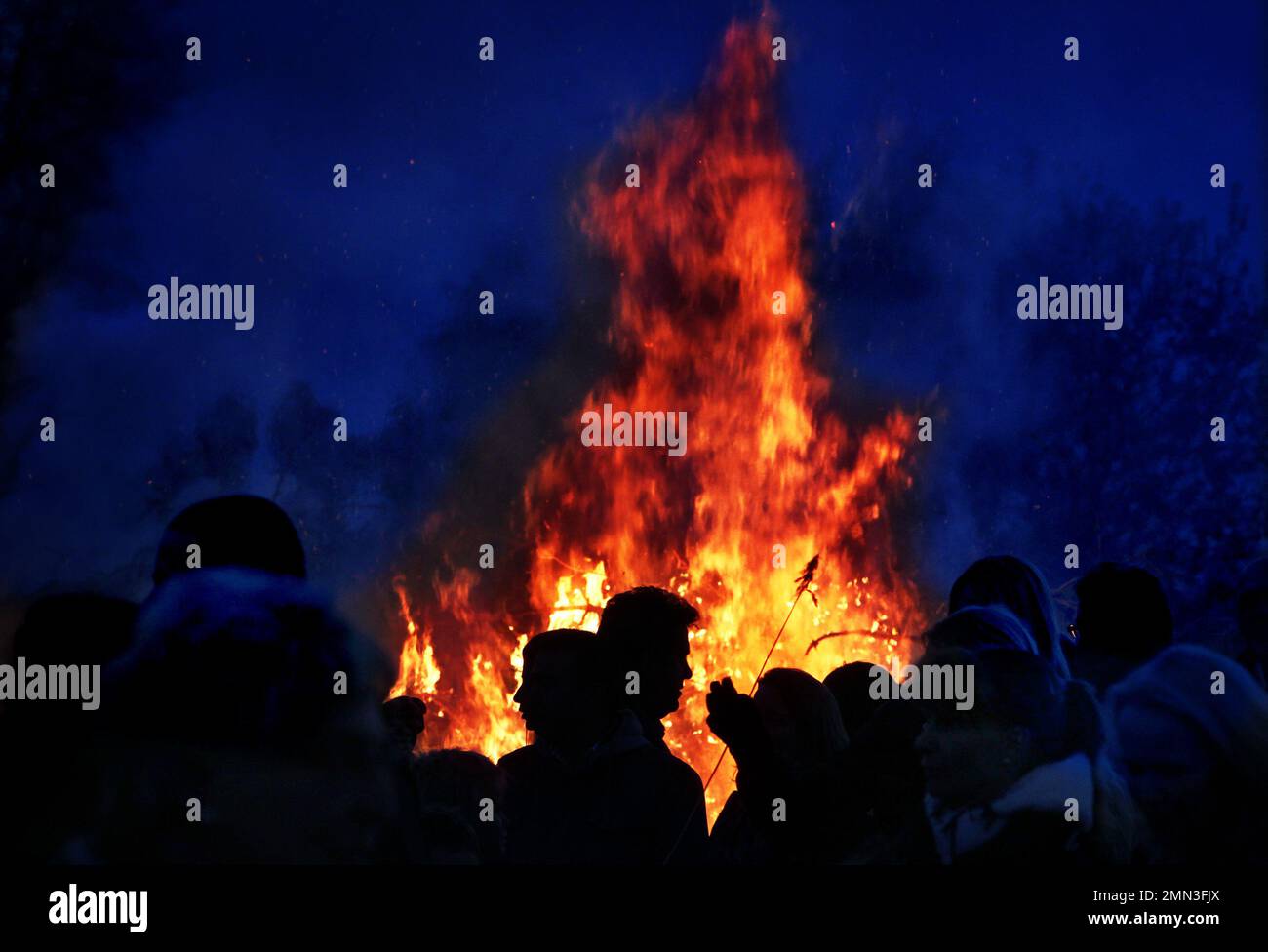 Walpurgis night bonfires hi-res stock photography and images - Alamy