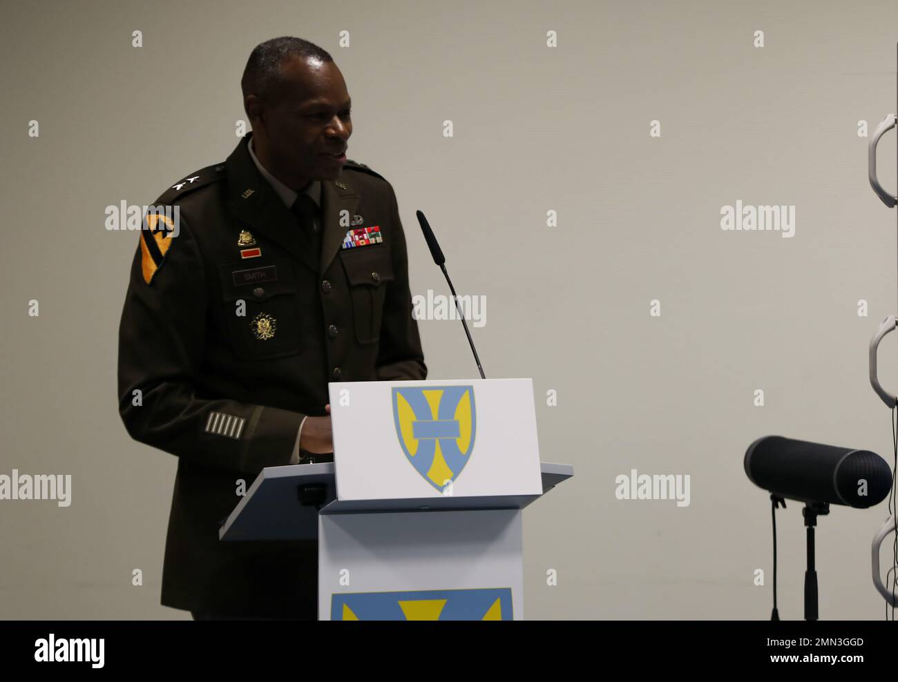 Maj. Gen. James Smith, 21st Theater Sustainment Command commander ...