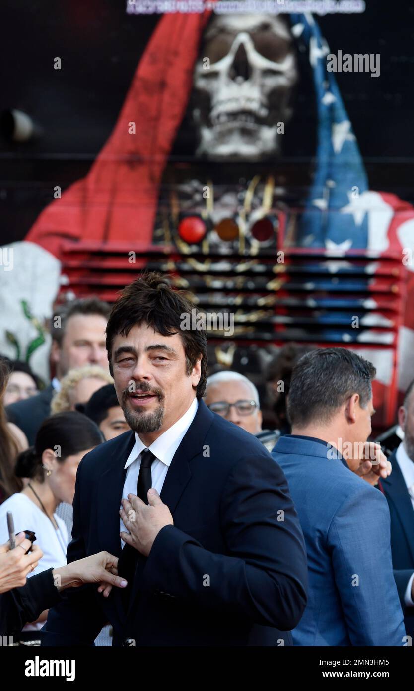Benicio Del Toro, a cast member in "Sicario: Day of the Soldado ...