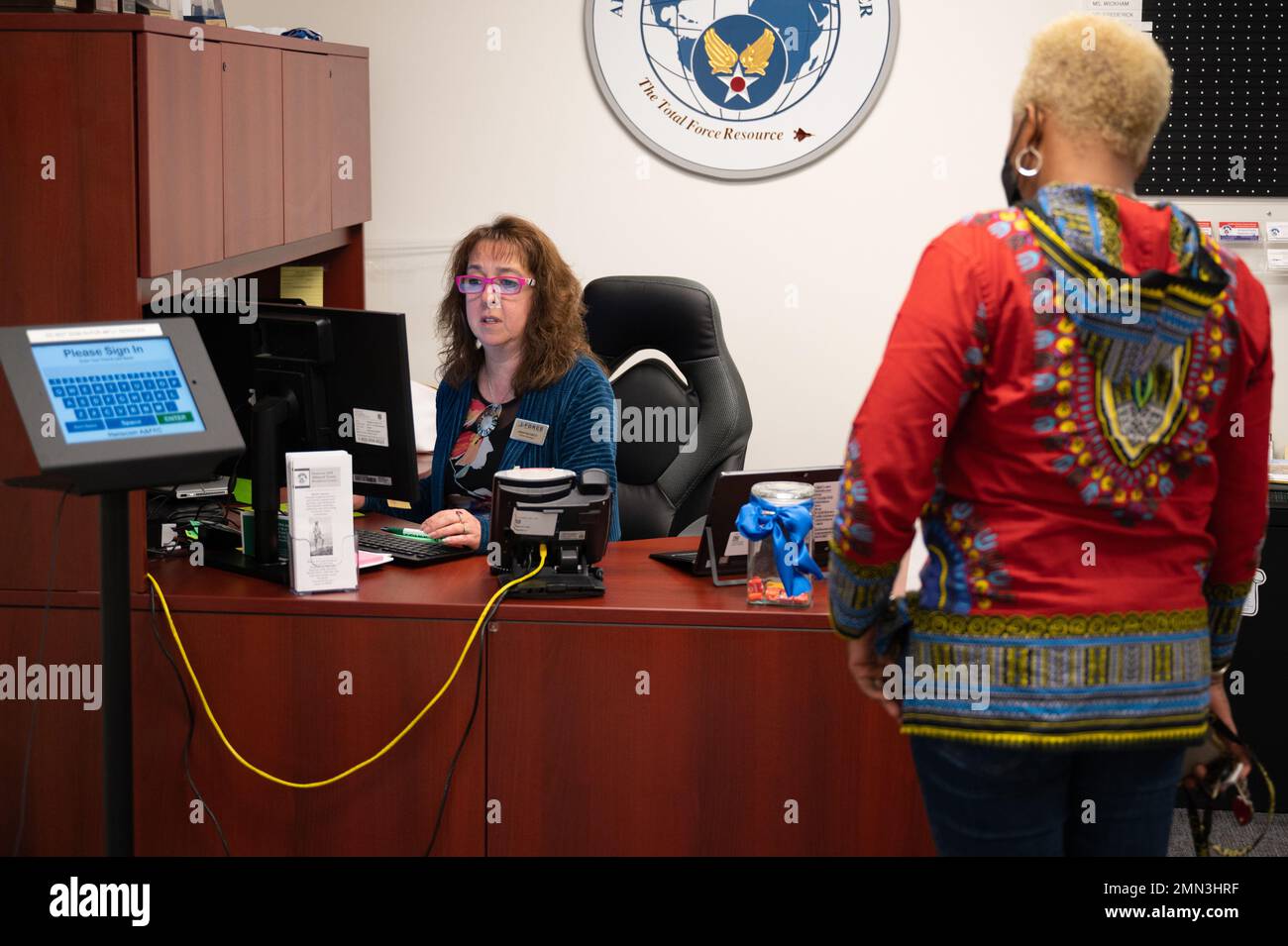 Gina Pacheco, Military and Family Readiness Center office manager ...