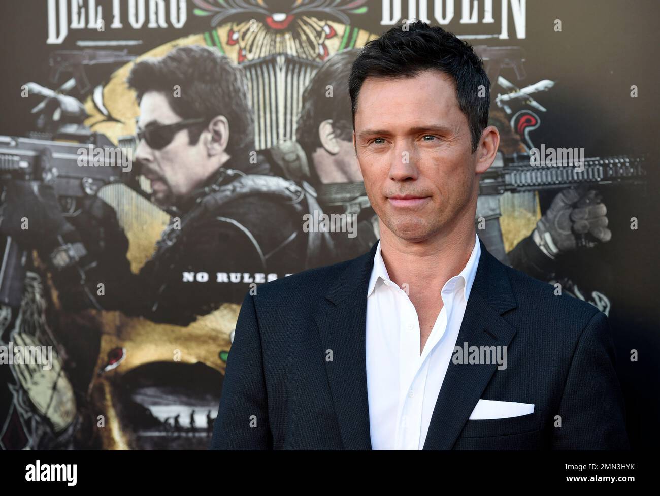 Jeffrey Donovan, a cast member in "Sicario: Day of the Soldado," poses ...