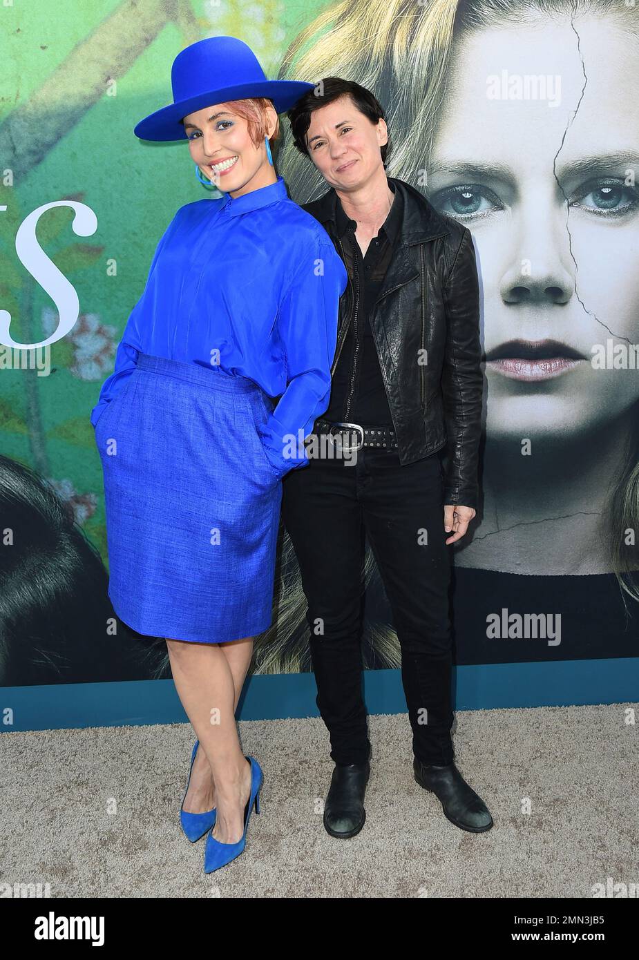 Noomi Rapace, left, and Kimberly Peirce arrives at the Los Angeles ...