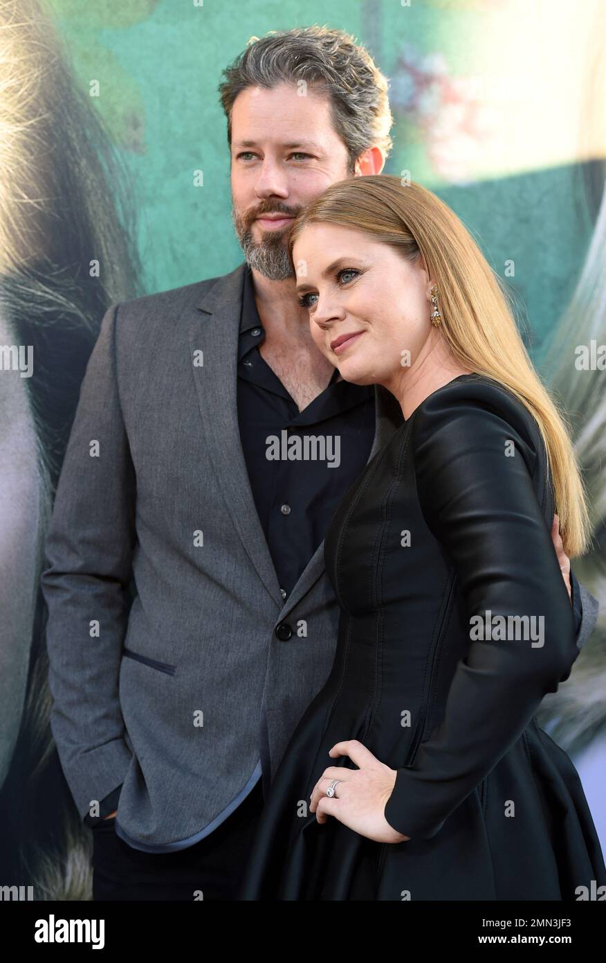 Darren Le Gallo, left, and Amy Adams arrive at the Los Angeles premiere ...