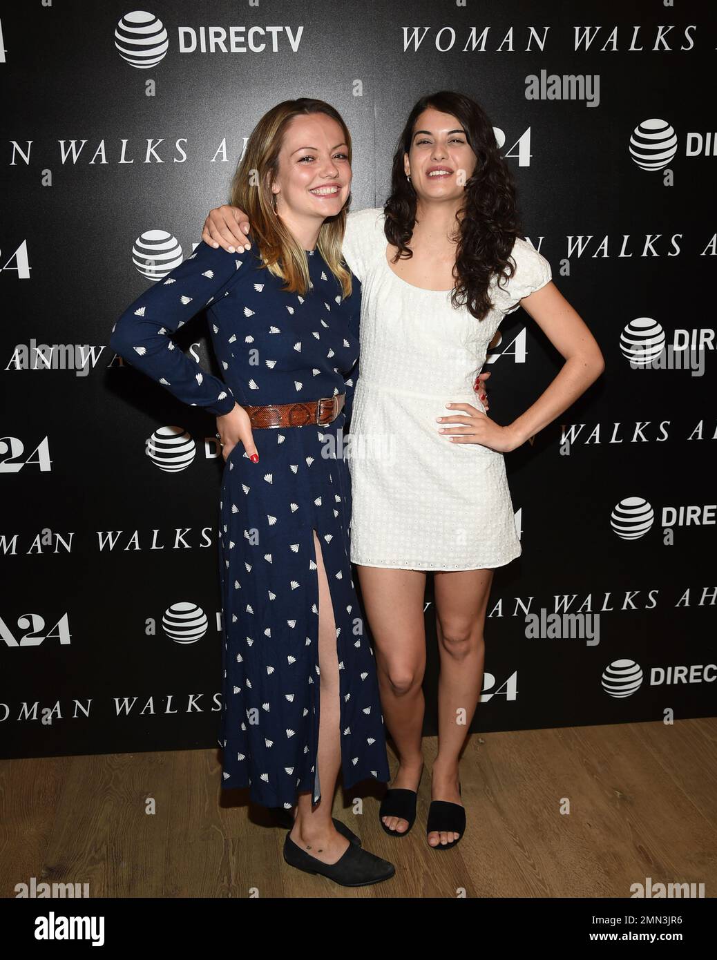 Actors Emily Meade, left, and Sofia Black-D'Elia attend a special ...