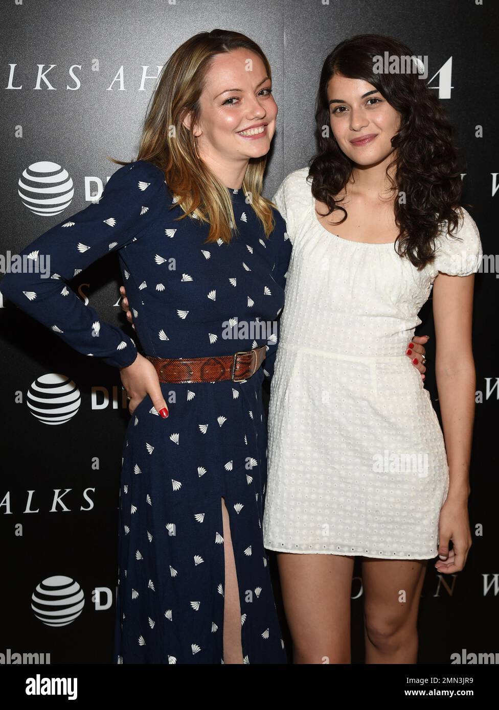 Actors Emily Meade, left, and Sofia Black-D'Elia attend a special ...