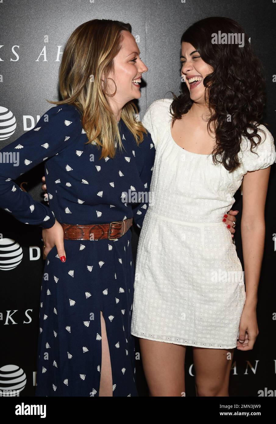 Actors Emily Meade, left, and Sofia Black-D'Elia attend a special ...