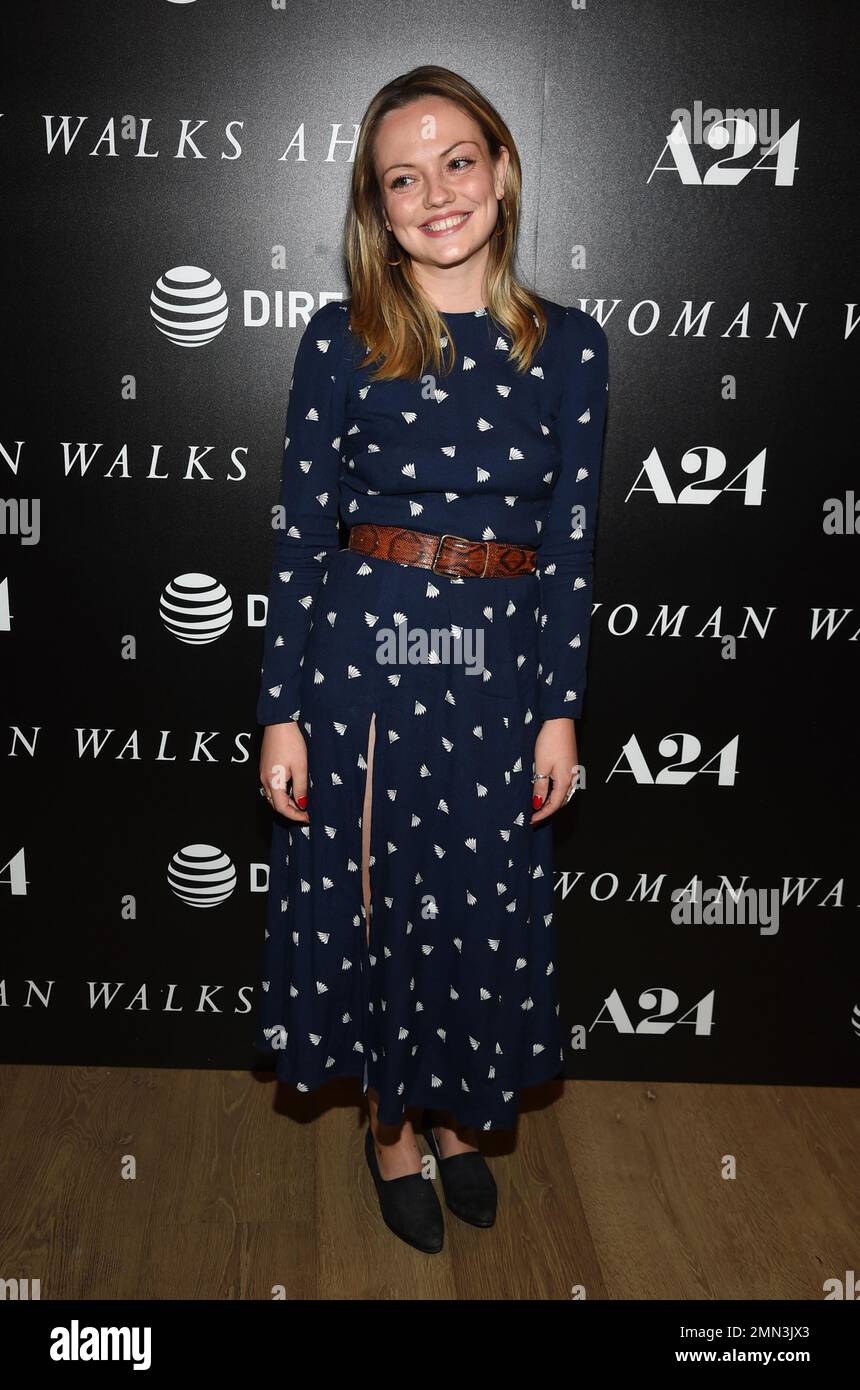Actress Emily Meade attends a special screening of "Woman Walks Ahead ...