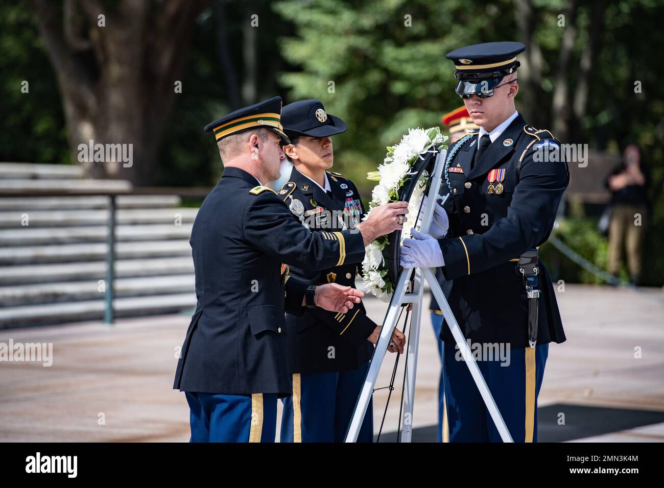 U.S. Army Col. Shannon-Mikal Lucas, deputy provost marshal general ...