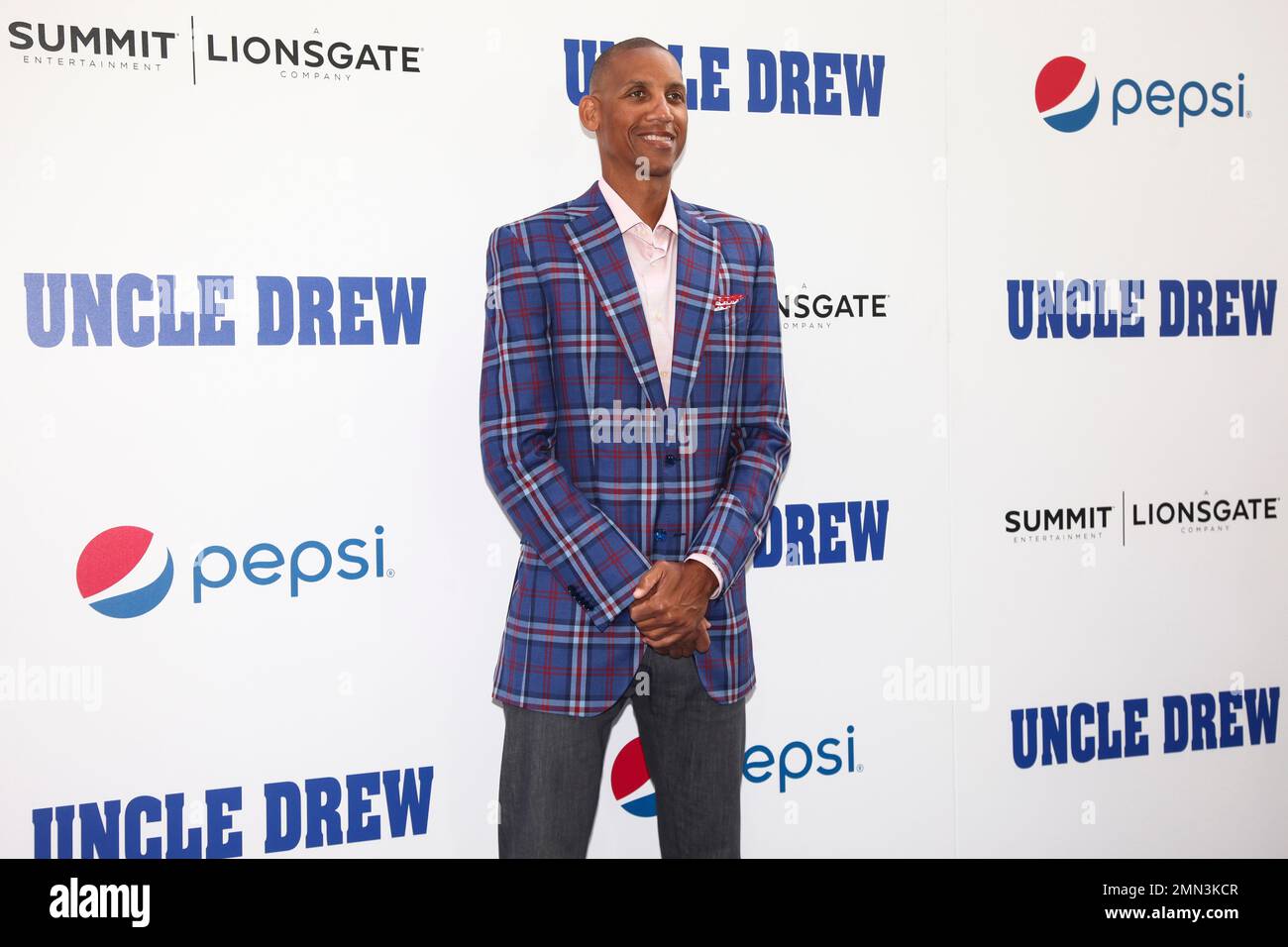 Reggie Miller attends the world premiere of "Uncle Drew" at Alice Tully ...