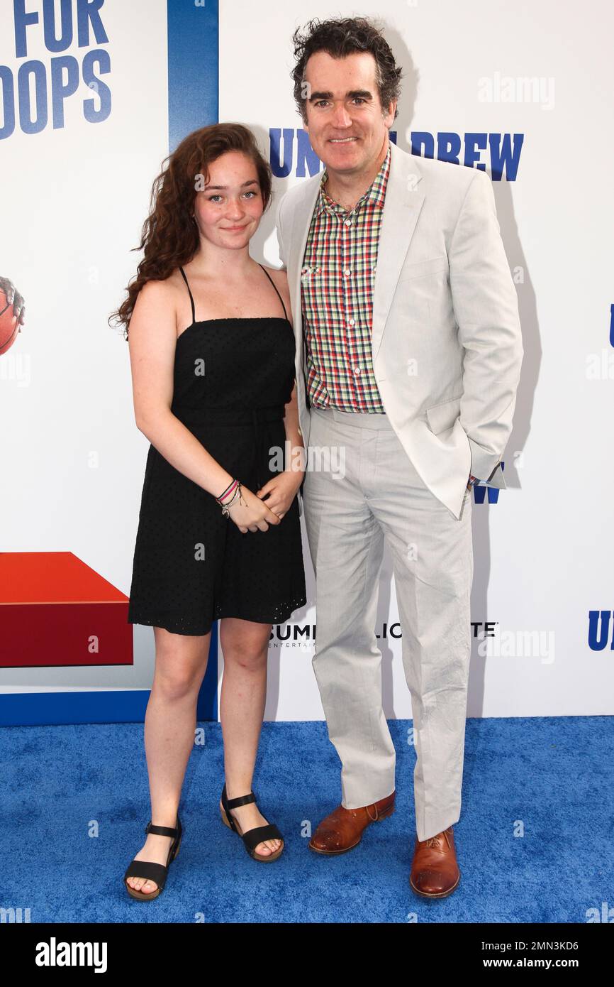 Grace James, left, and Brian d'Arcy James, right, attend the world ...