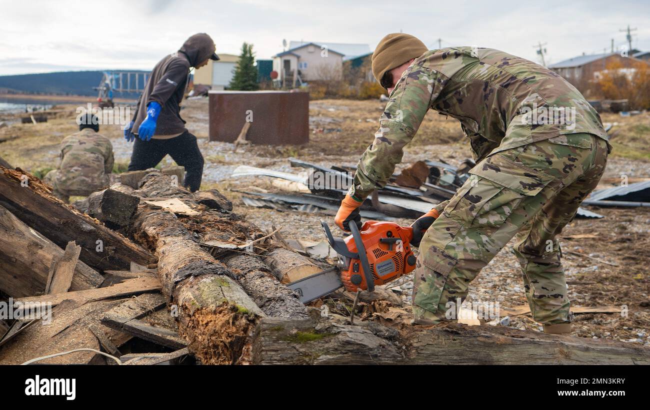 Alaska Air National Guard Airman 1st Class Joshua Fleming, a ...