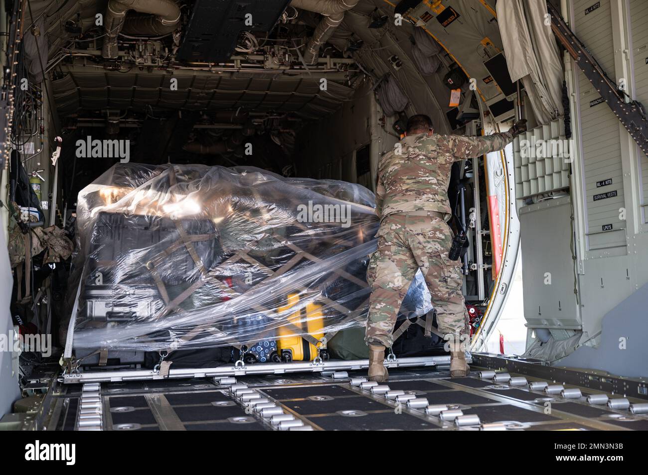 1st Special Operations Wing Air Commandos prepare to evacuate AC-130J ...