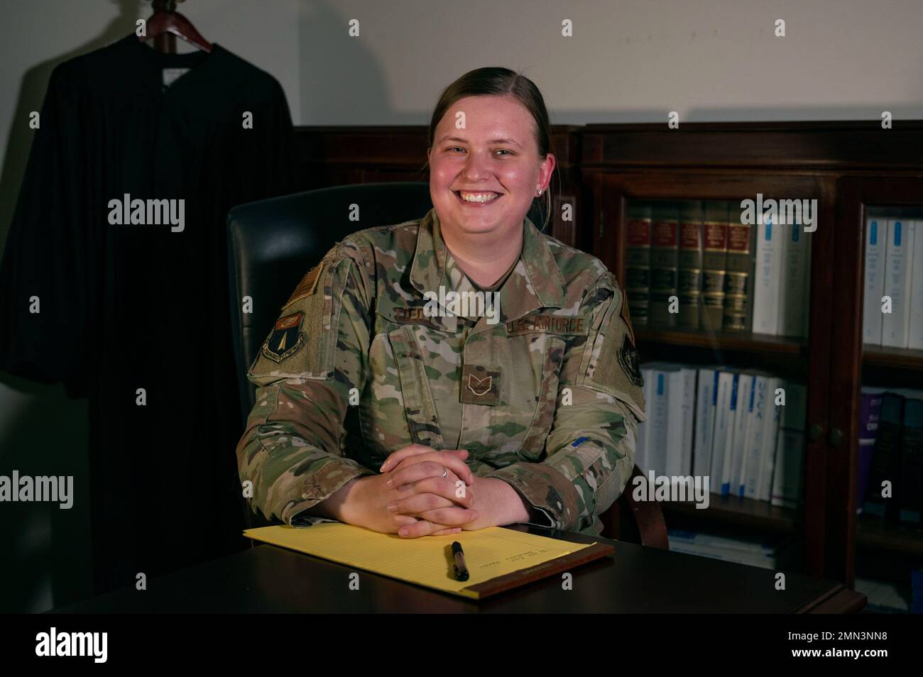 U.S. Air Force Staff Sgt. Emily Tiedt, the noncommissioned officer in ...