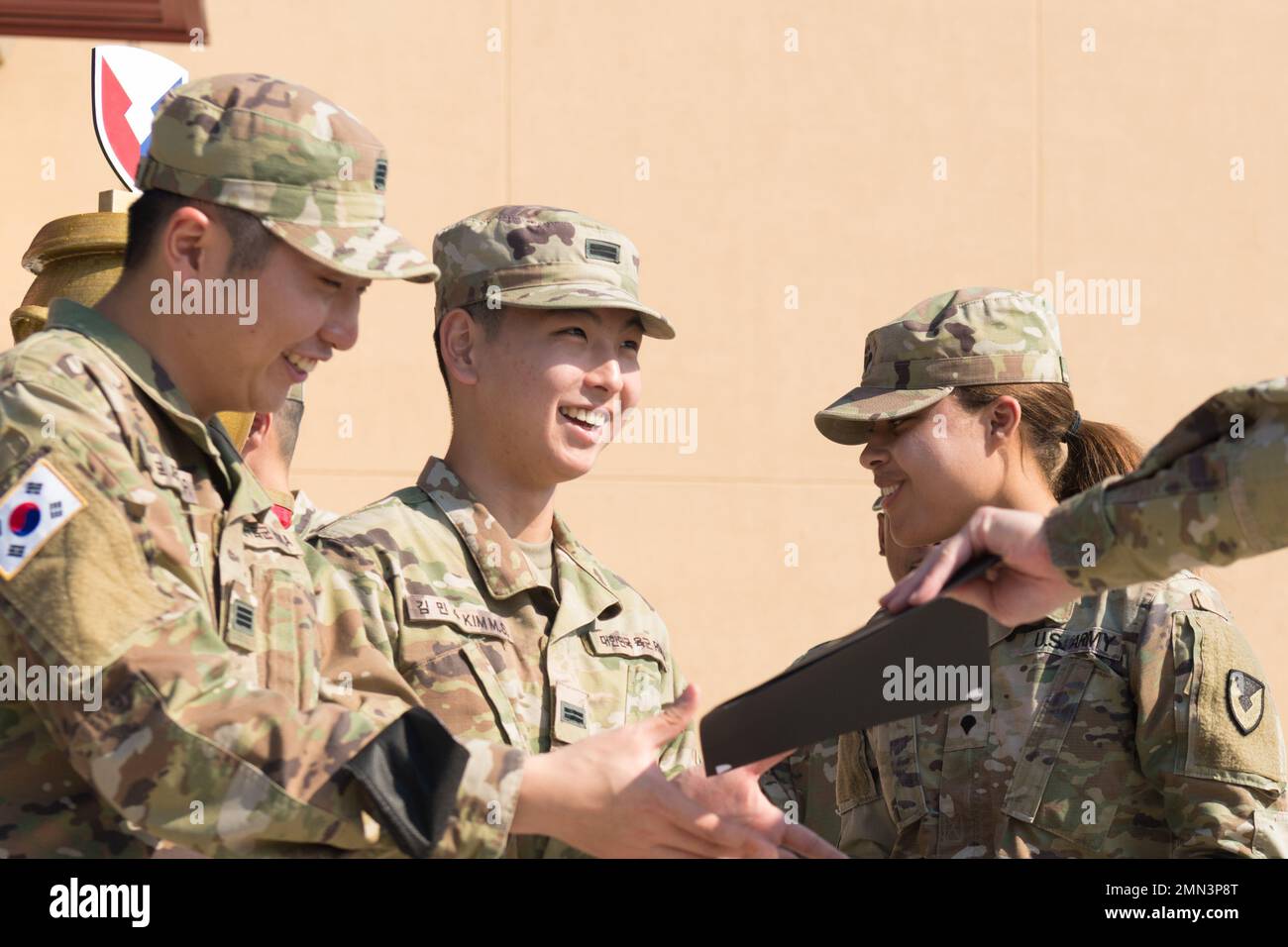 U.S. Army and KATUSA Soldiers assigned to Headquarters and Headquarters ...
