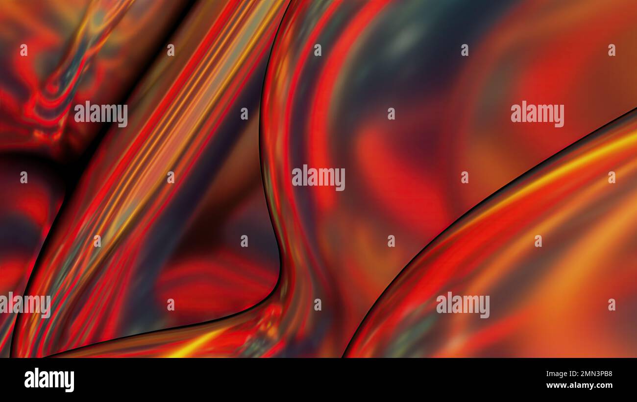 Fiery red beautiful Bezier lines stair-stepped Abstract, dramatic ...