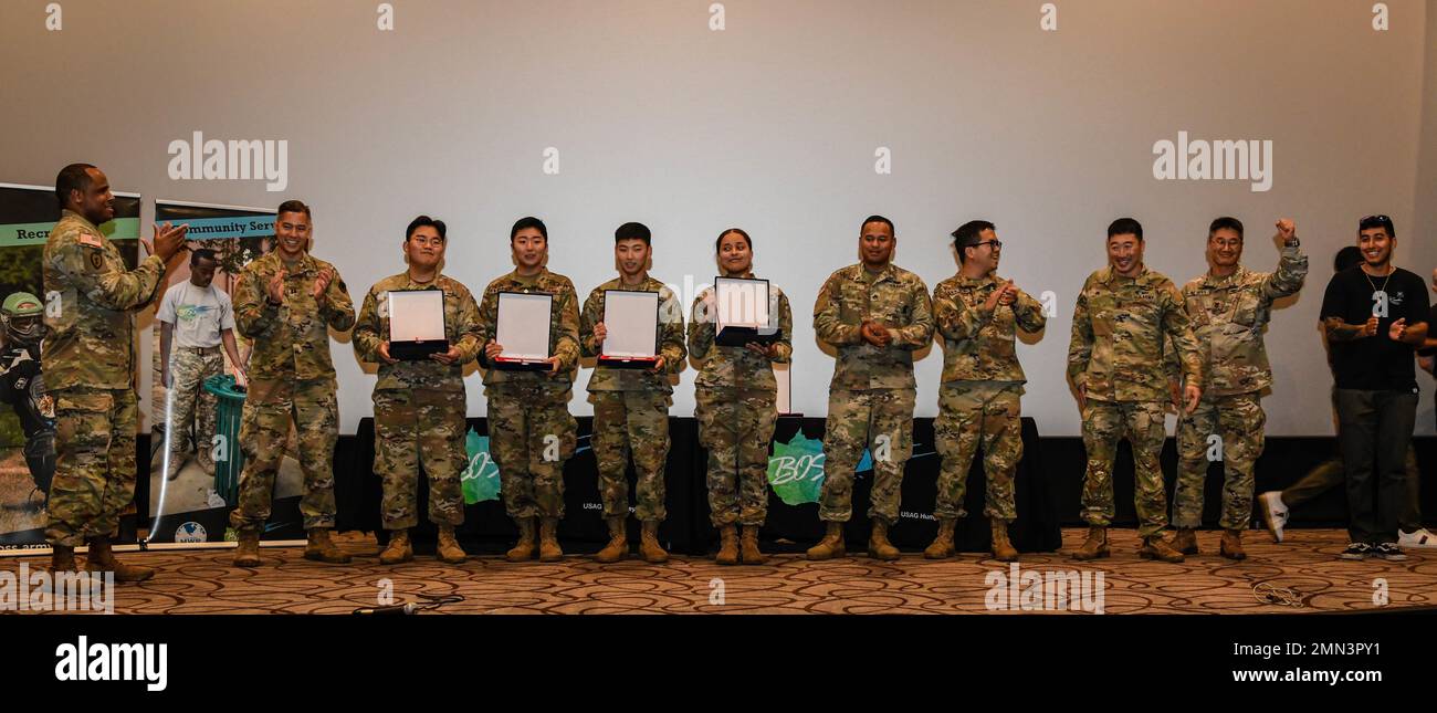 U.S. Army and KATUSA Soldiers assigned to Headquarters and Headquarters ...