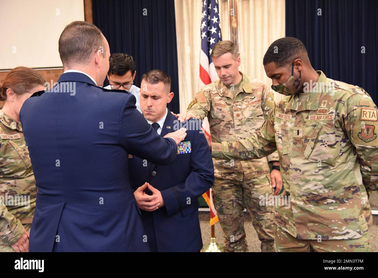 Chaplains from Royal Air Force Lakenheath and RAF Mildenhall perform a ...