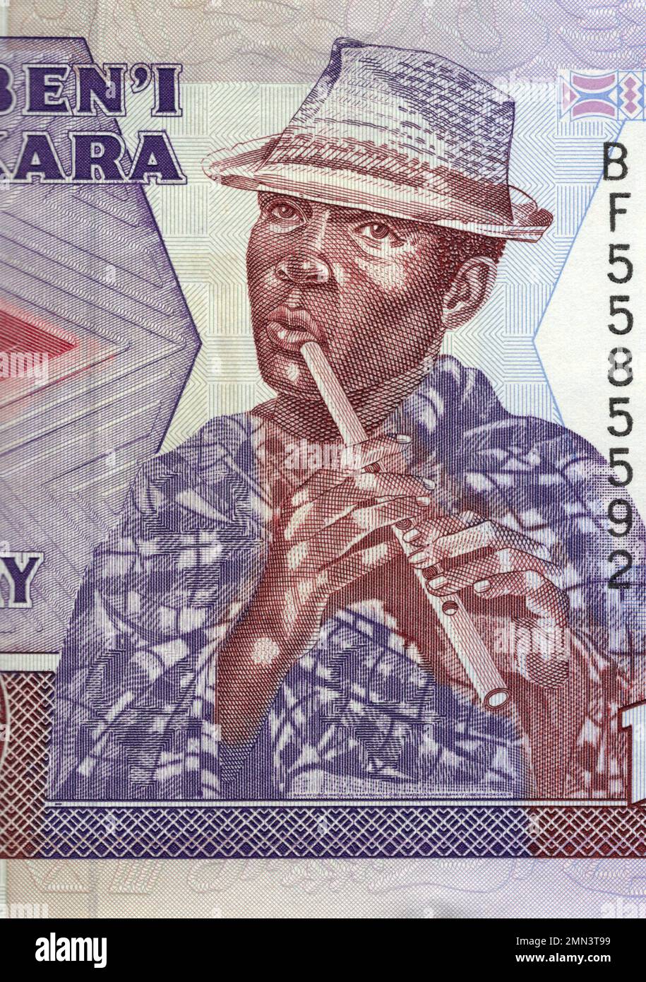 Detail of a vintage banknote from Madagascar Stock Photo - Alamy