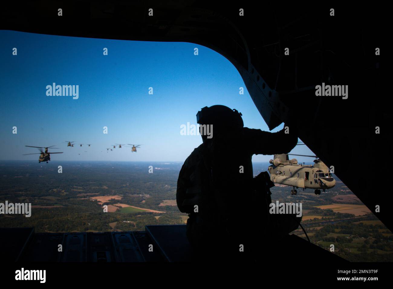 Sgt. Joseph Elkins, a crew chief with 101st Combat Aviation Brigade ...