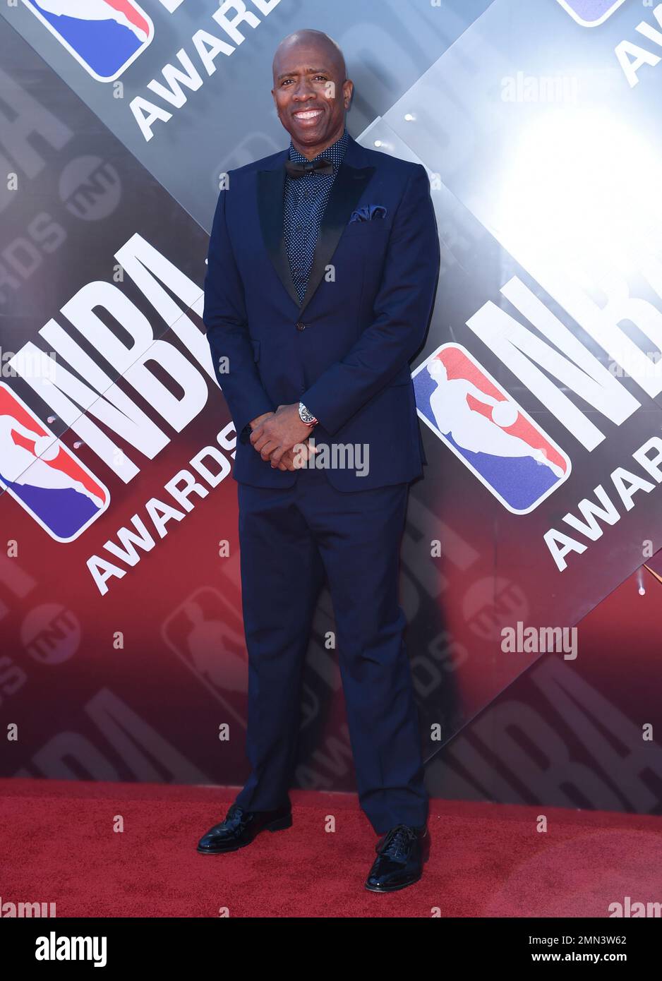 Kenny Smith arrives at the NBA Awards on Monday, June 25, 2018, at the ...