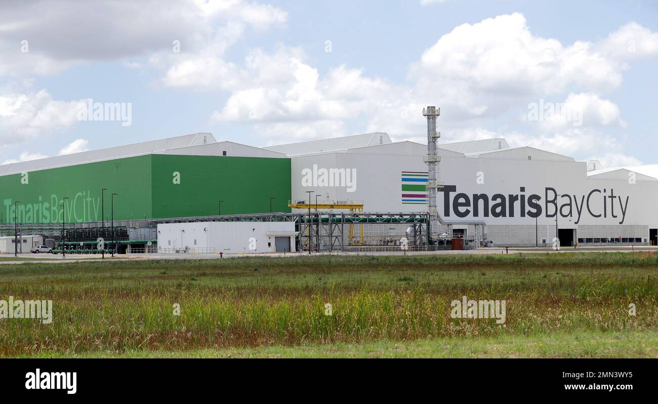 The Tenaris $1.8 billion state-of-the-art seamless pipe mill is shown ...