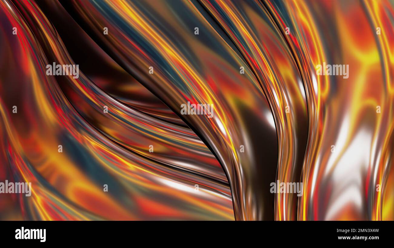 fiery red metal beast eye-like object abstract dramatic modern ...