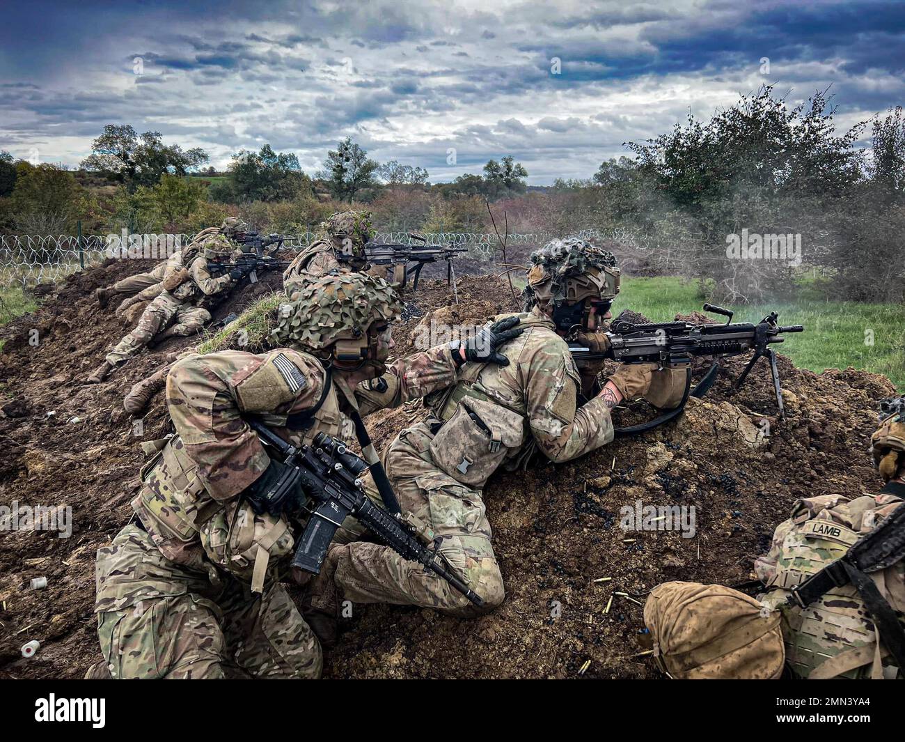 Soldiers assigned to Hard Rock Company, 1st Battalion, 502nd Infantry ...