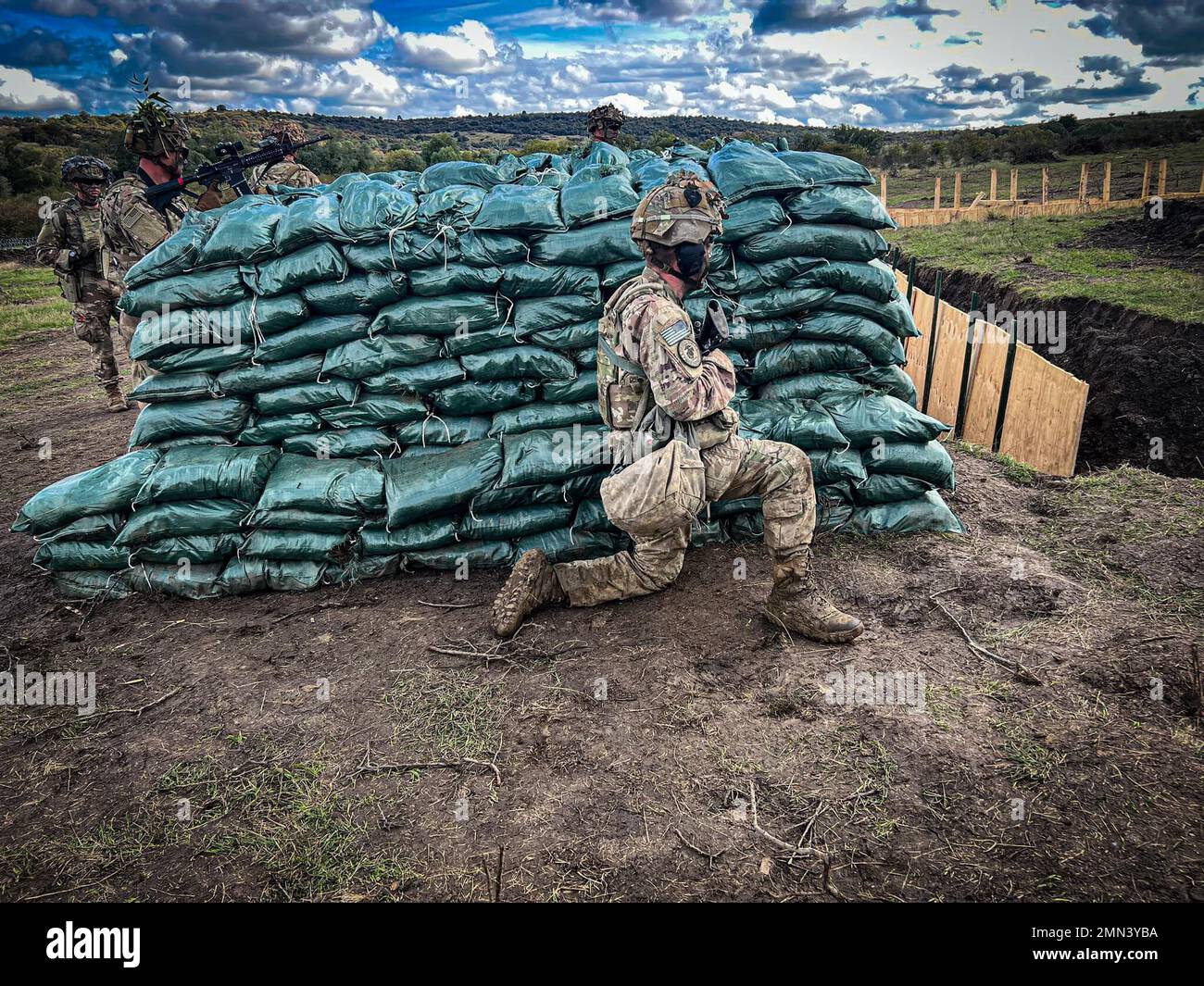 Soldiers assigned to Hard Rock Company, 1st Battalion, 502nd Infantry ...
