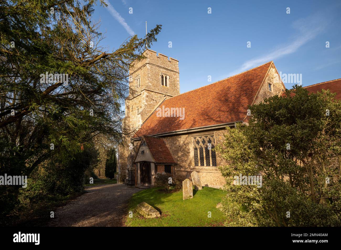 Parish Church, St Mary The Virgin, Little Baddow Stock Photo - Alamy