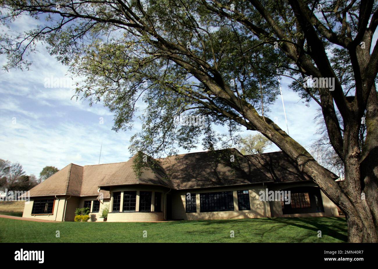 FILE - This June 19, 2008, file photo, shows the farmhouse at ...