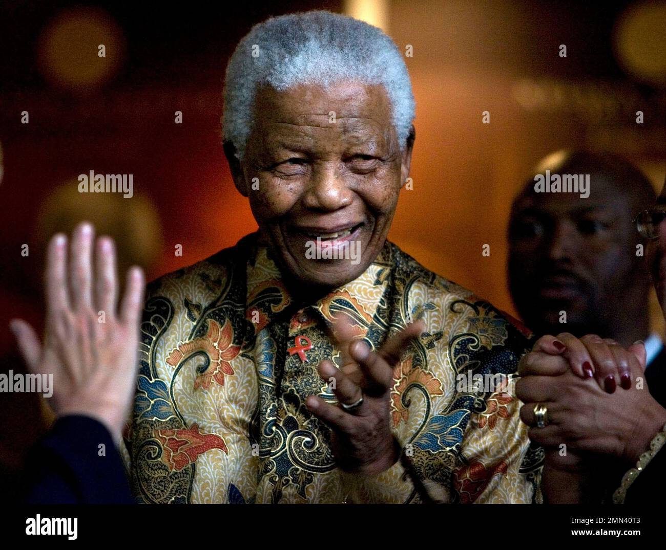 FILE - In this Oct. 6, 2007, file photo, former South African President ...