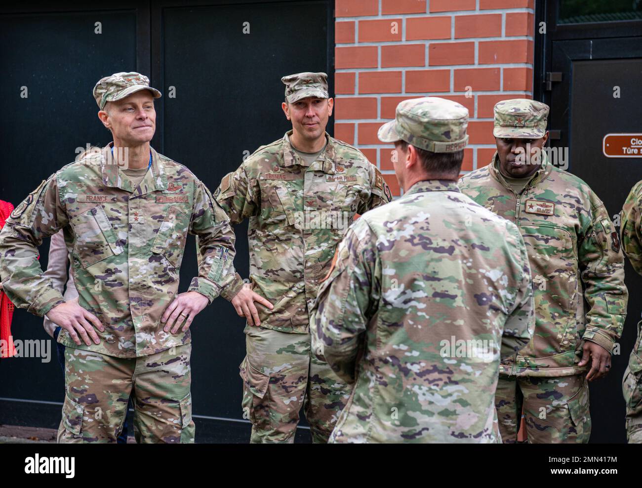 U.S. Air Force Maj. Gen. Derek France, Third Air Force commander ...